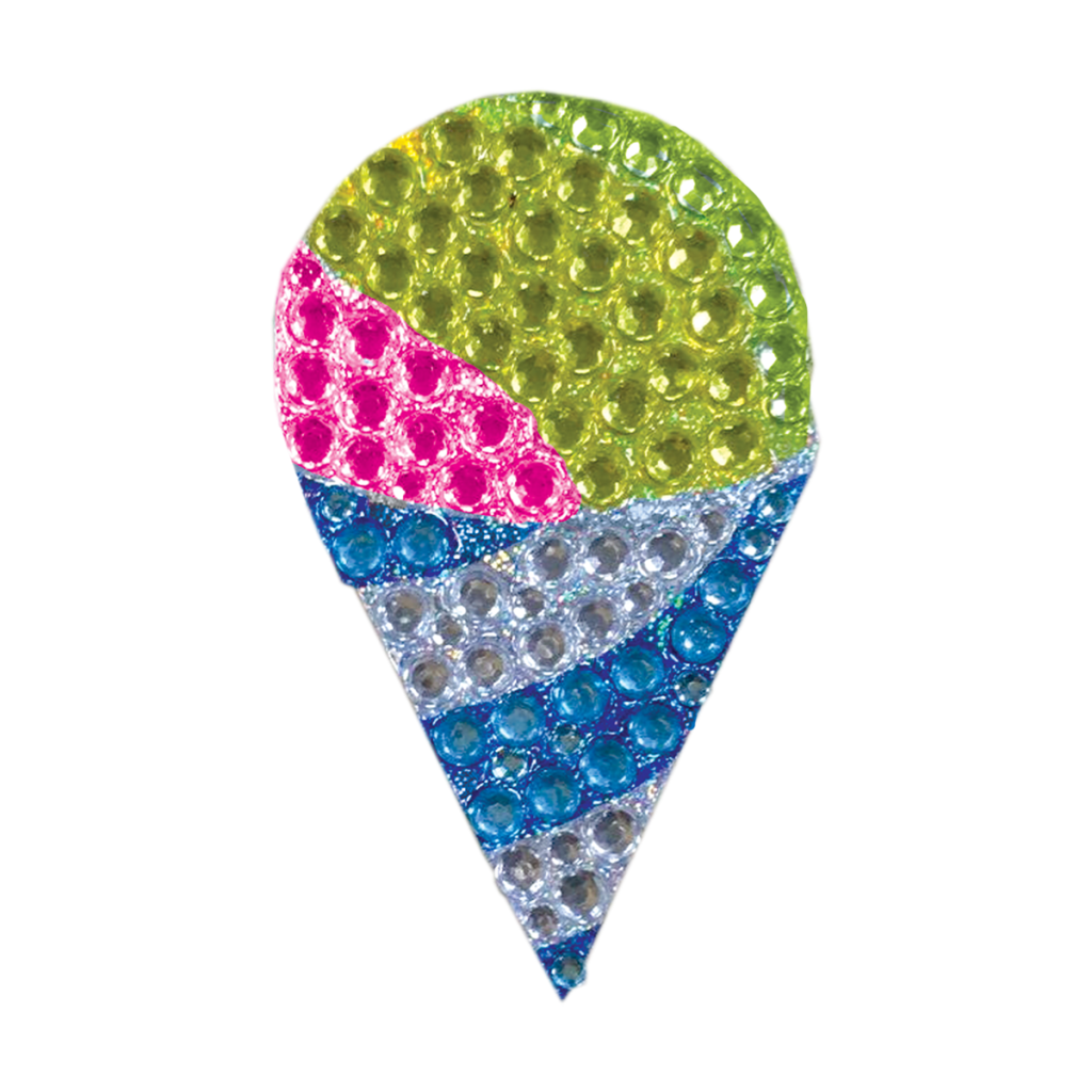 Snow Cone Rhinestone Decal | Iscream